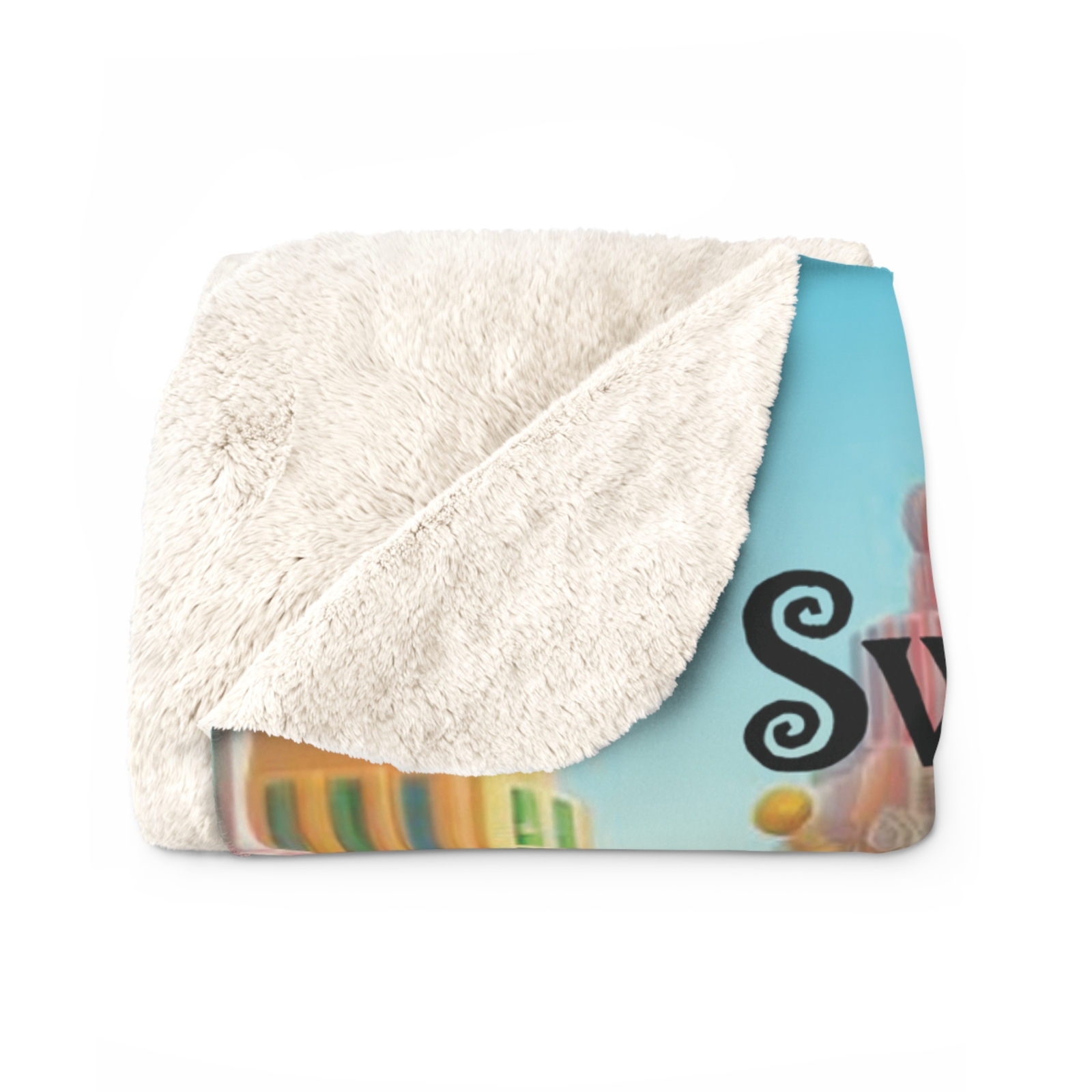 Sweet Tooth Blanket, Sweet Life Soft Throw Blanket, Sherpa Fleece ...