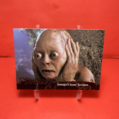 2003 Topps Lord of the Rings The Two Towers Movie Sméagol’s Inner ...