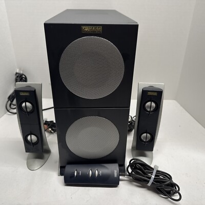Altec Lansing 2100 Subwoofer Speakers & Remote Control Module | eBay
