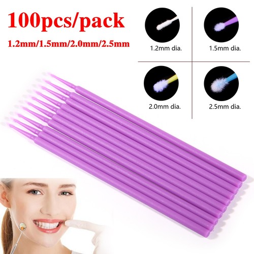 Dental Microbrush Micro Brush Applicator Tip Regular/Fine/Ultrafine 4 ...