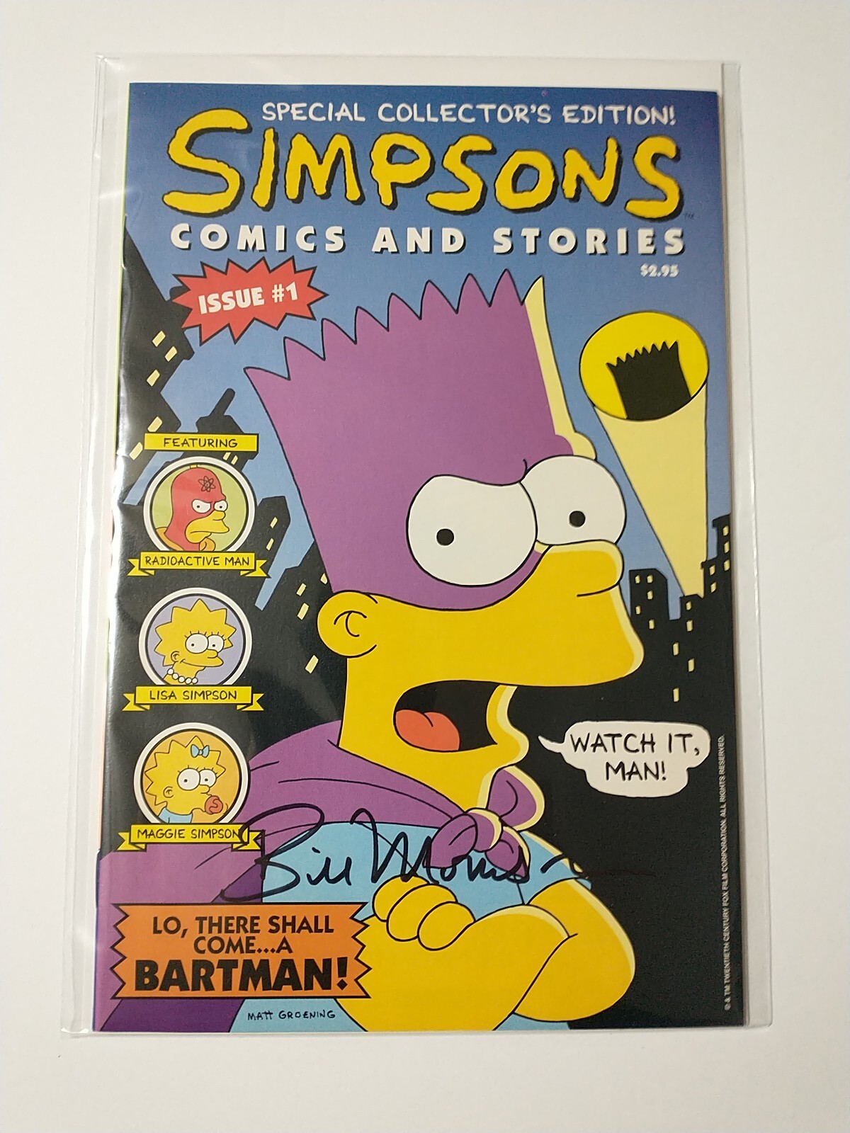 Simpsons Comics and Stories #1 Signed by Bill Morrison COA | eBay