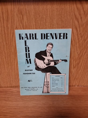 Karl Denver Album of Guitar Favourites book (E2) | eBay