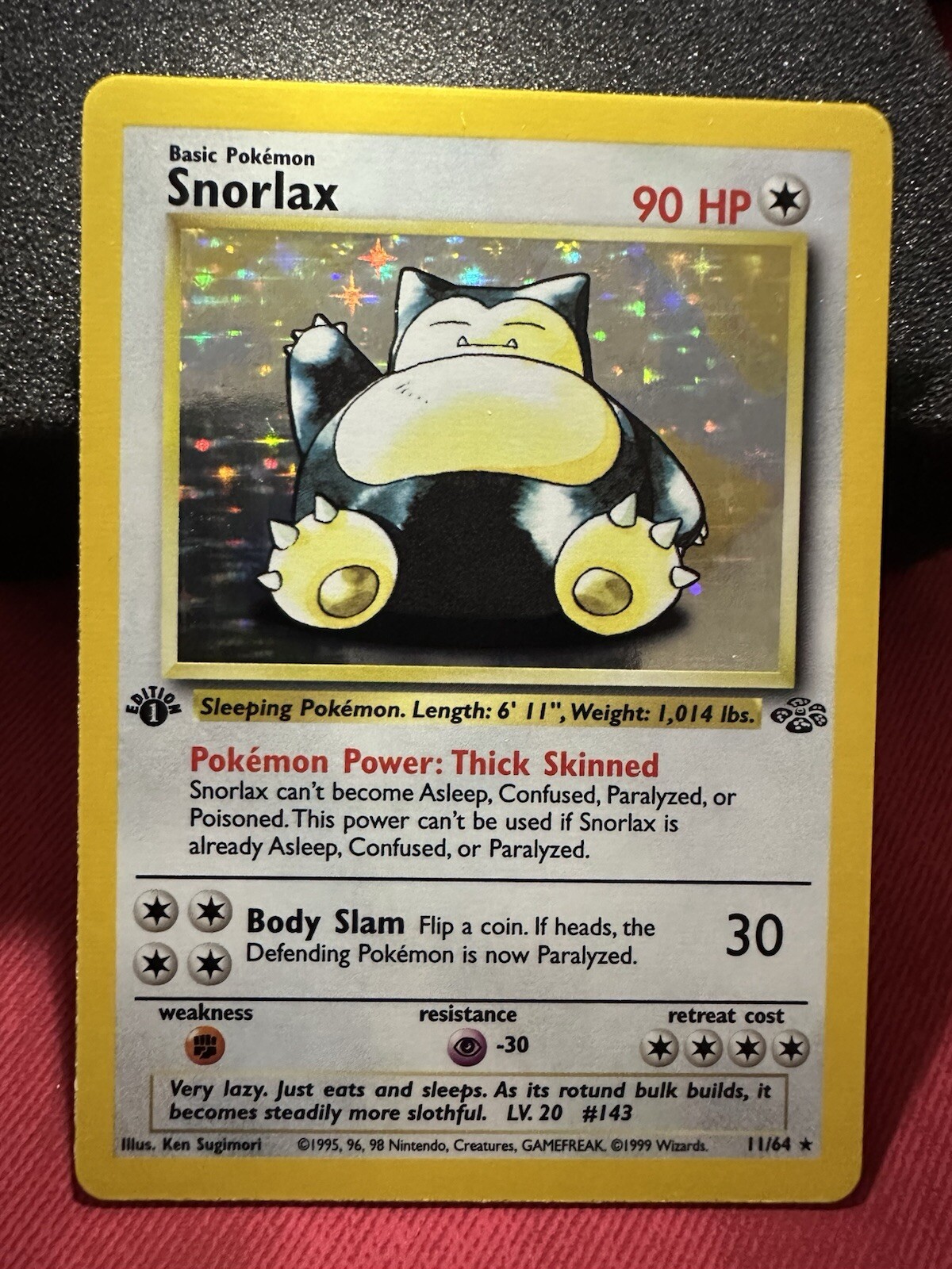 Snorlax 1999 Jungle #11/64 1st Edition Holo Price Guide - Sports Card ...