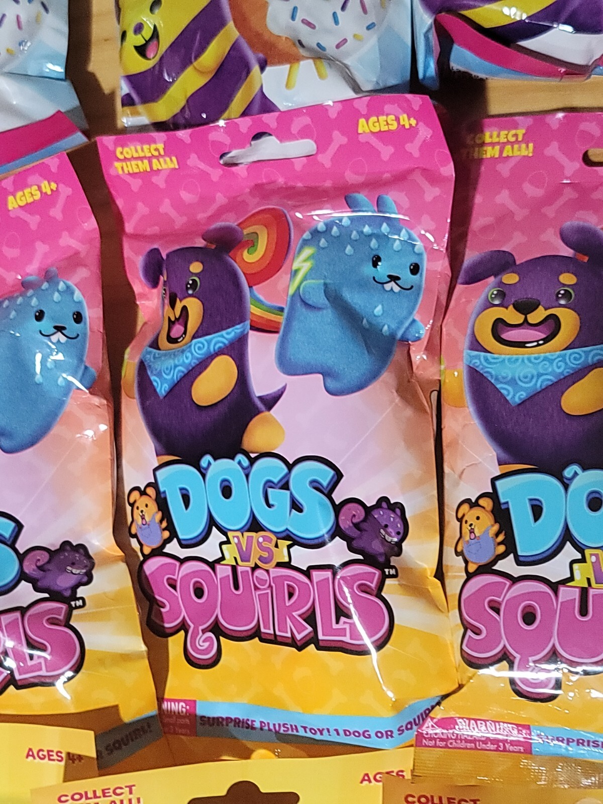 Lot Of 12 / 4 Bears Vs Donuts / 4 Dogs Vs Squirrels / 4 Cats Vs Pickles ...