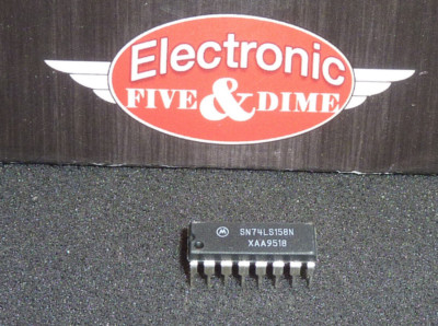 SN74LS158N Motorola Multiplexer Line Output Inverted Output PDIP16 IC ...