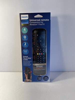 Philips 4-Device Companion Remote Control with Flip & Slide for Fire TV ...