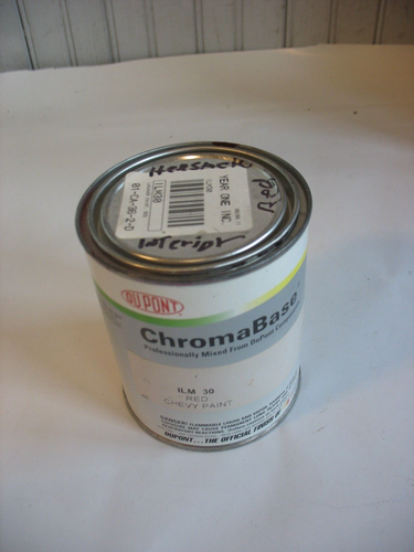 New Du Pont ChromaBase ILM 30 Red Chevy Paint Pint? | eBay
