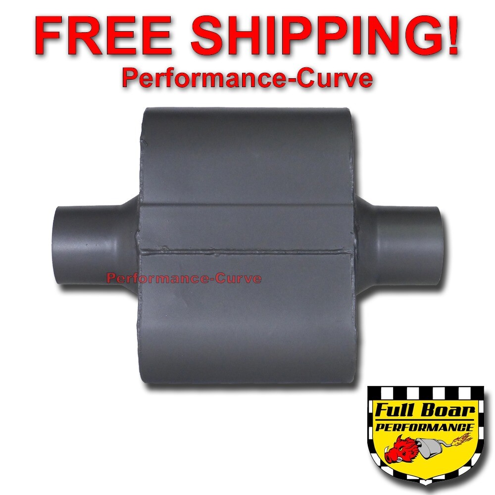 Single Chamber Performance Exhaust Race Muffler FULL BOAR C/C - 2.5 ...