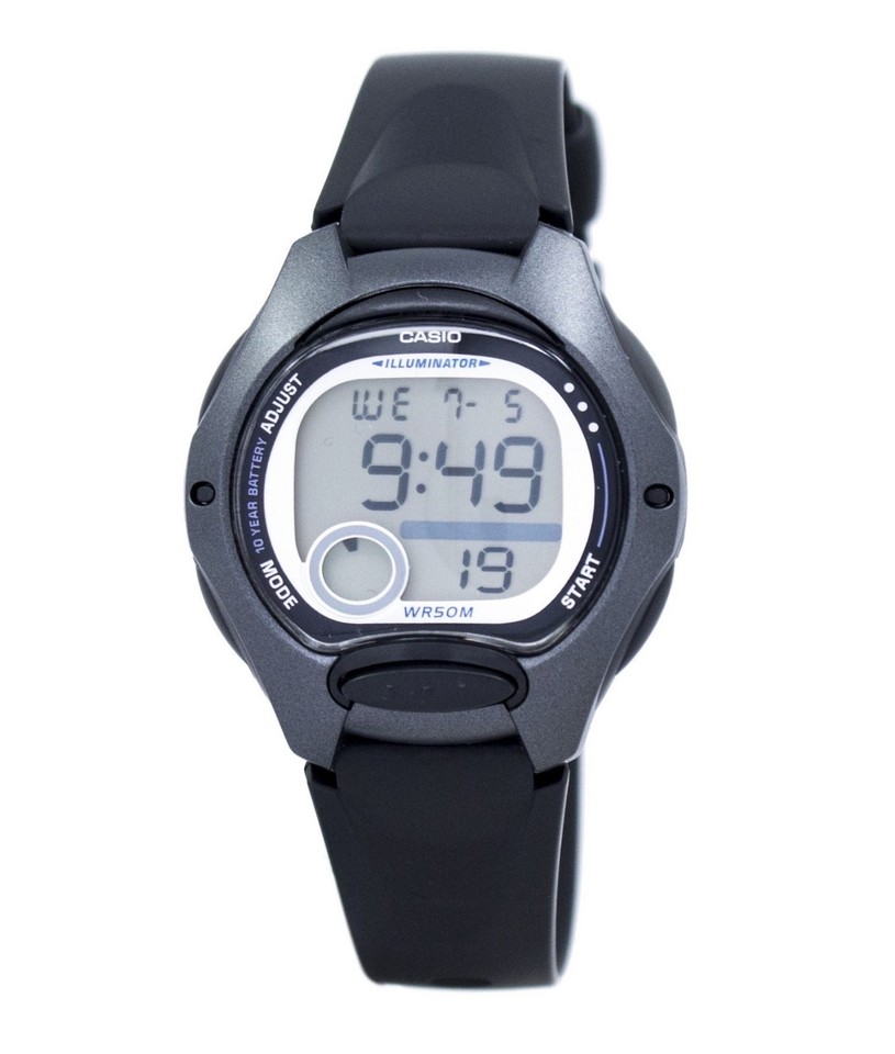 Casio LW-200-1B Ladies Kids Boys Digital Black Resin Strap Watch LW-200 ...
