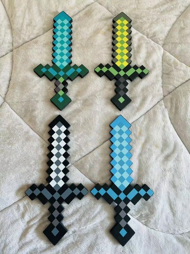 4Pcs Minecraft Sword EVA Foam Toys 45cm | eBay