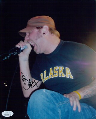 Brock Lindow 36 Crazyfists Singer Signed 8x10 Cardstock Photo JSA ...