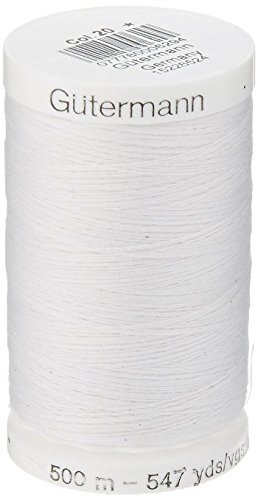 White Polyester Thread Spool 100 Long Staple for All Purpose Sewing ...