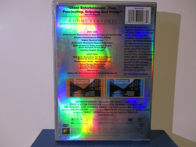 The French Connection (dvd 1971) 2 Disc 5 Star Collection Edition for ...