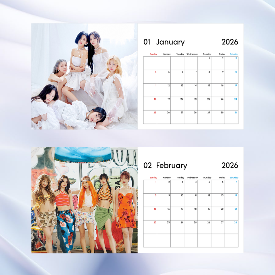 (G)I-DLE 2026 Calendar, Kpop Girl Group Wall Calendar, Aesthetic Poster ...