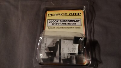 Pearce Grip PG-GFISC Glock Sub Compact for GEN3 - G26 G27 G33 Grip Plug ...