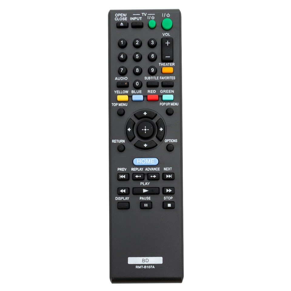 New Remote Control RMT-B107A for Sony DVD BDP-S570 BDP-S370 BDP-BX57 ...