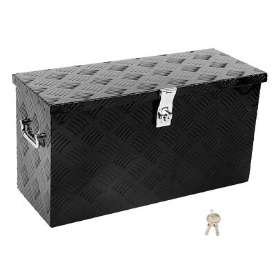 24'' Stripes Plated ATV UTV Aluminum Tool Box Truck Bed Toolbox Side ...