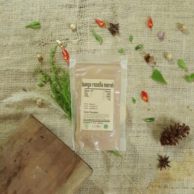 Red Roselle Fruit Fine Powder Hibiscus Sabdariffa Herb Spices Fresh ...
