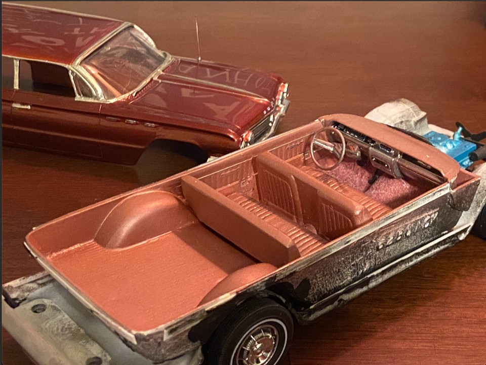 1962 Buick Invicta Estate Wagon Burgundy Iridescent 1/25 Resin Built ...