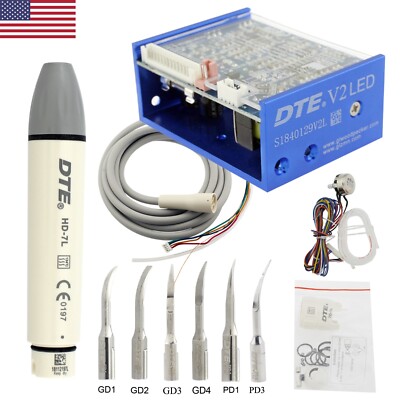 Woodpecker Dental Ultrasonic Scaler DTE-V2 LED Handpiece Tips GD1 Satelec Acteon | eBay