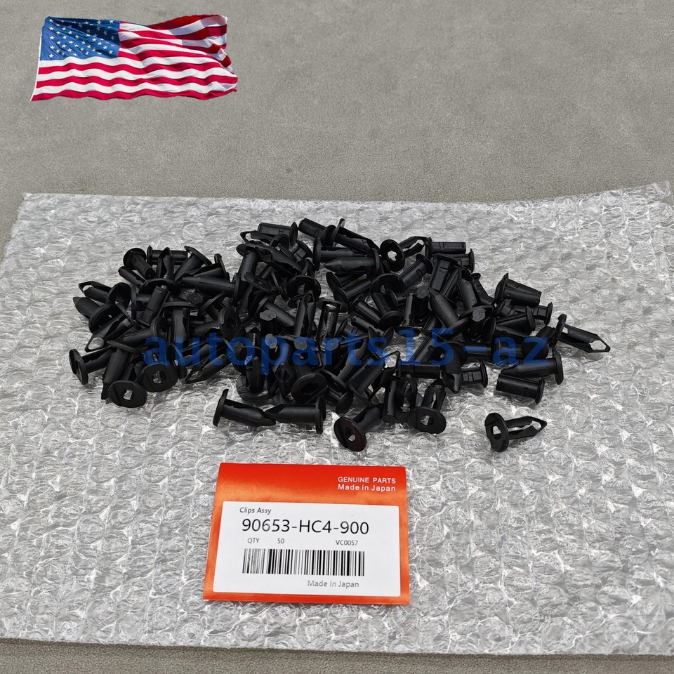New ! 50PCS ATV Retainer Clips Push Pin Splash Guard Body Panel For ...