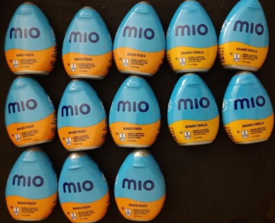 13 MIO Liquid Water Enhancer Drink Mix Mango & Orange Health 0 Calories ...