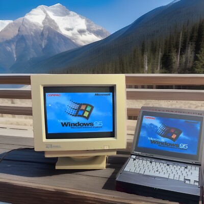 Vintage IBM PS/1 VGA Computer CRT TUBE Monitor Series 028-001 EXCELLENT ...