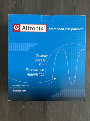Altronix Power Supply/Battery charger ALTV1224DC, Open Box | eBay