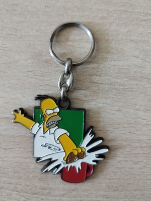 Keychain Homer The Simpsons New 1999 Matt Groening It is made of metal ...
