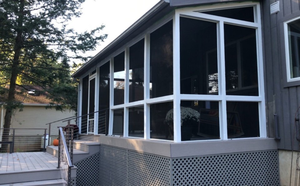 SNAPP® screen Track PVC Porch Screening Kit (30 Pack - Black) | eBay