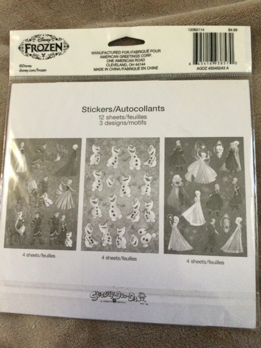 Alyssa Stickers Frozen Olaf