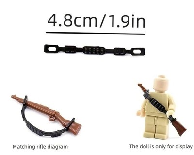 6 Piece New Rifle Strap gun mini figure weapon assault minifig rifle ...