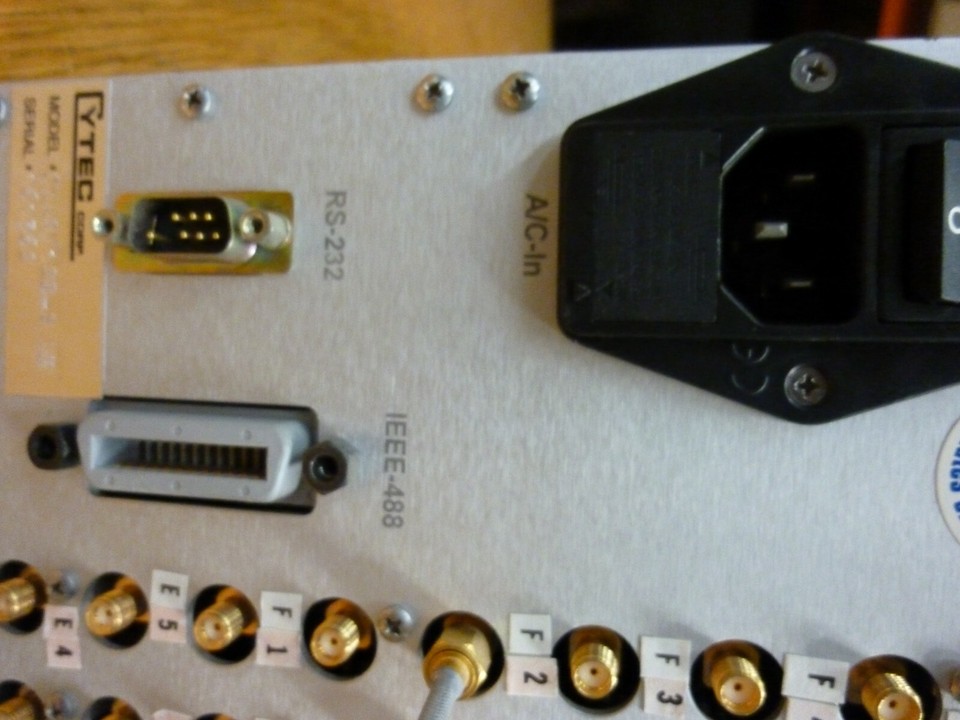 Cytec 50 ohm RF Matrix Multiplexer Switch Module 20" Rack Mount DC to ...