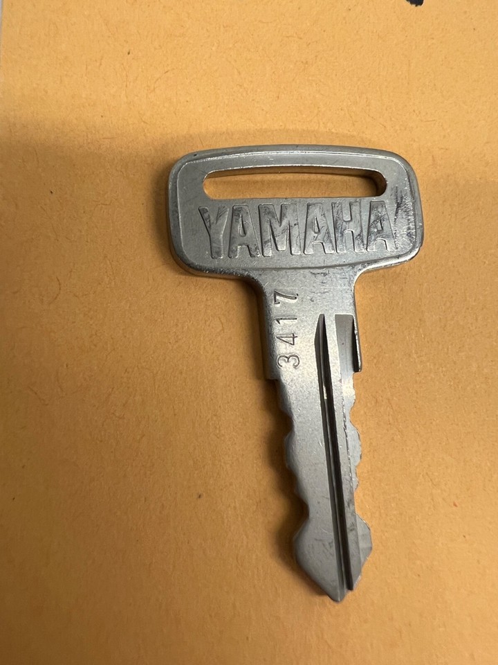 NOS YAMAHA MOTORCYCLE KEY GENUINE JAPAN ORIGINAL OEM PRE CUT # 3417 | eBay