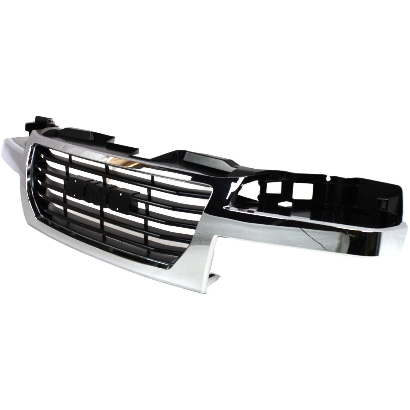New Front Grille Chrome Shell/Black Insert Fits 2004-2012 GMC Canyon ...