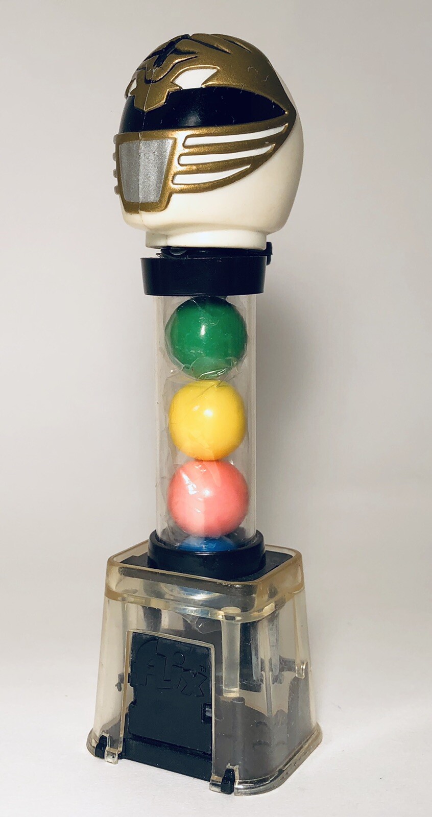 Vintage 1995 Flix Power Rangers ZACH Bubble Gum Gumball Machine candy ...