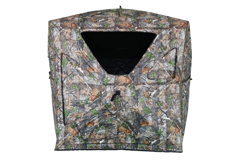 Pop Up Hunting Ground Blind Portable 270º see-thru windows portable 5 ...