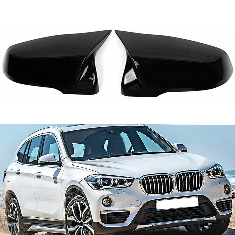 For BMW F52 X1 F48 F49 G29 16-19 Gloss Black Side Mirror Covers Cap ...