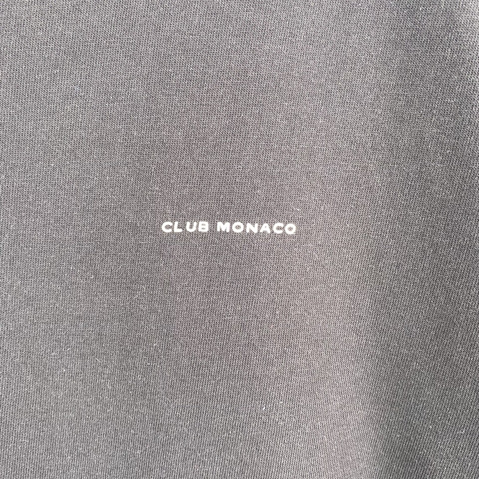 Club Monaco Logo Tee Club Monaco Crest Everyday Casual T Shirt Black Sz ...