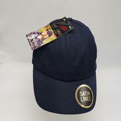 Keyshia Cole Satin Lined Interior Strapback Baseball Cap Hat OSFA Navy ...