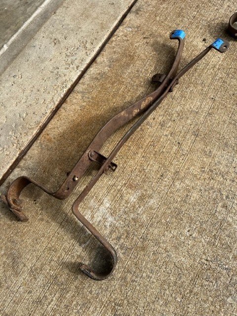 1928-1931 ? Ford Model A Rear Bumper Brackets Pair Hot Rod Jalopy #C | eBay