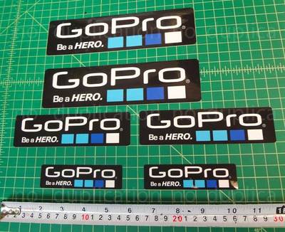 6x Gopro Hero 2 3+ STICKERS Go Pro Accessories Car Motorcycle Decals ...