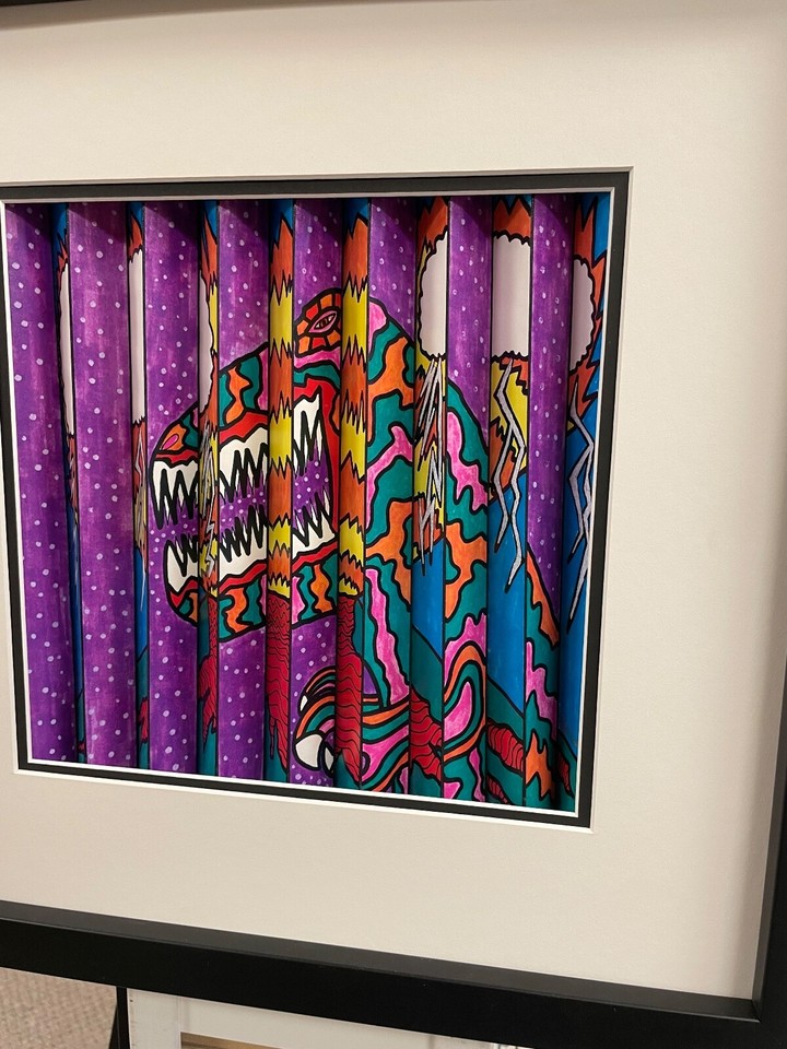 Stephan Shrem Multigraph Artwork " Dinosaur ! " Signed & Numbered Like ...