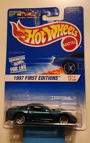 FACTORY ERROR Wrong Wheel 1997 Hot Wheels '97 Corvette #515 First Edition | eBay