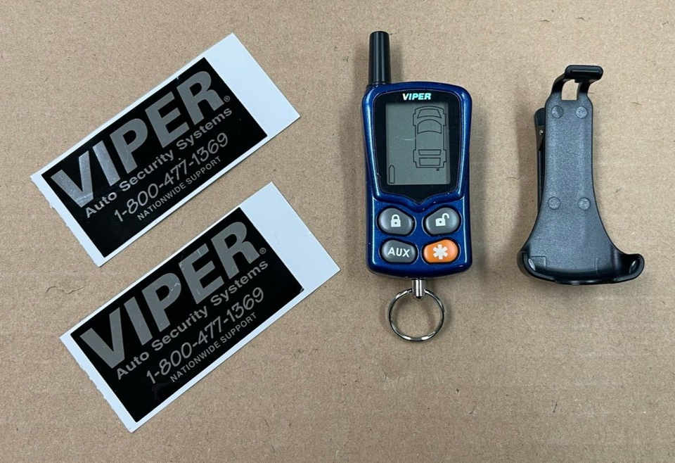 NEW VIPER 2-WAY LCD REMOTE START ALARM TRANSMITTER EZSDEI7701 7701V ...