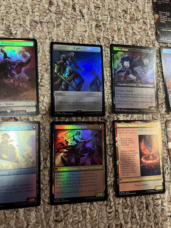 Magic The Gathering - Final Fantasy - Collector Booster Box Cards ...