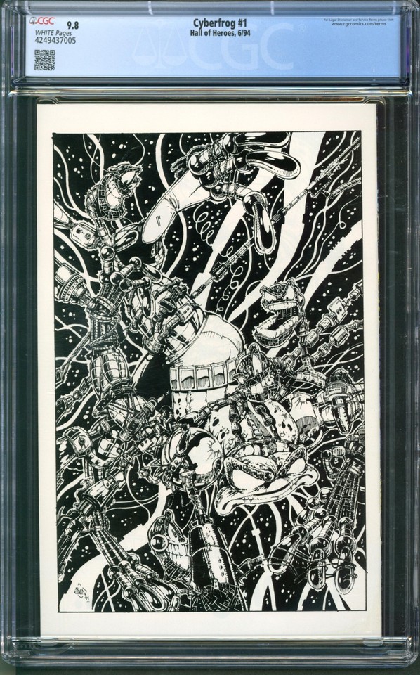 Cyberfrog #1 CGC 9.8 Hall of Heroes 1994 1st Appearance of Cyberfrog ...