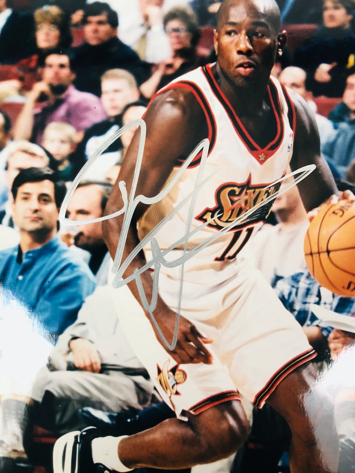 DOUG OVERTON PHILADELPHIA SIXERS 76ERS AUTOGRAPHED 8X10 PHOTO COA | eBay