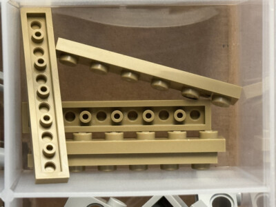 LEGO Parts - Dark Tan Plate 1 x 6 - No 3666 - QTY 5 | eBay