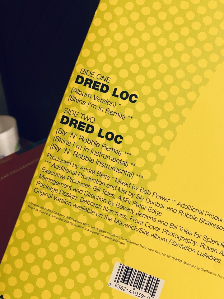 Me'Shell NdegéOcello ‎– Dred Loc 1993 12" vinyl Maverick ‎– 0-41039 ...